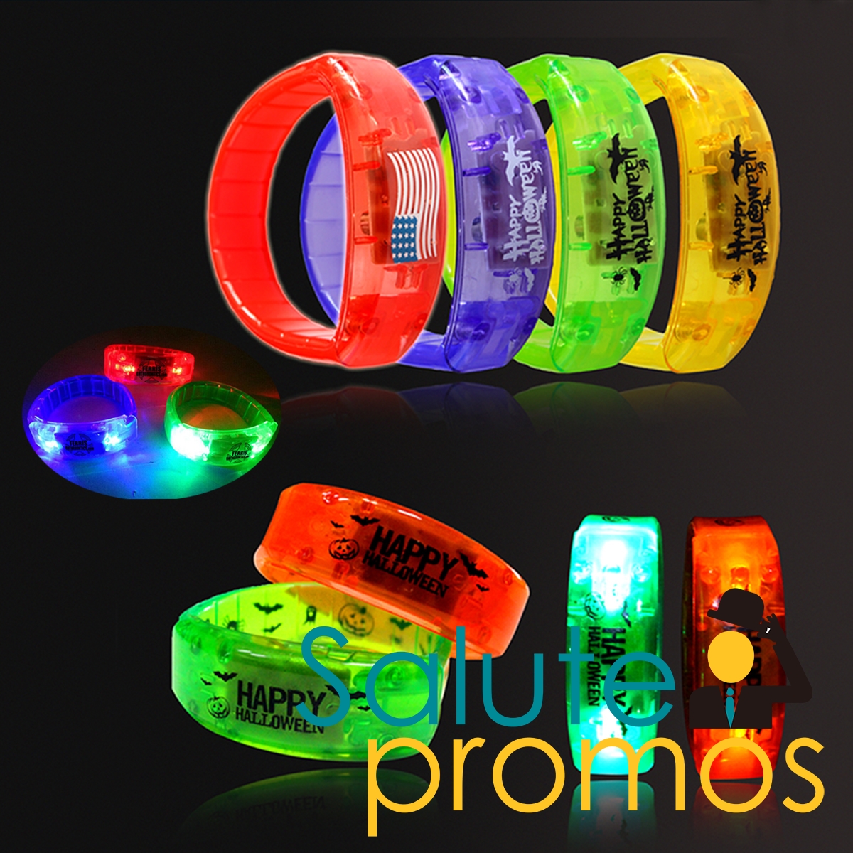 Glow in the Dark Led Bracelets Light Up Party Favors