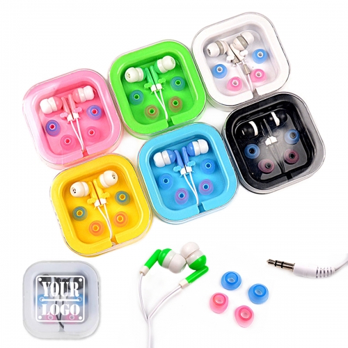 Plastic Case Color Pop Earbuds,Headphones & Earbuds