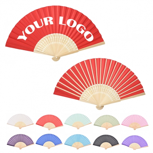 Custom Fabric Folding Fan,Hand Fans